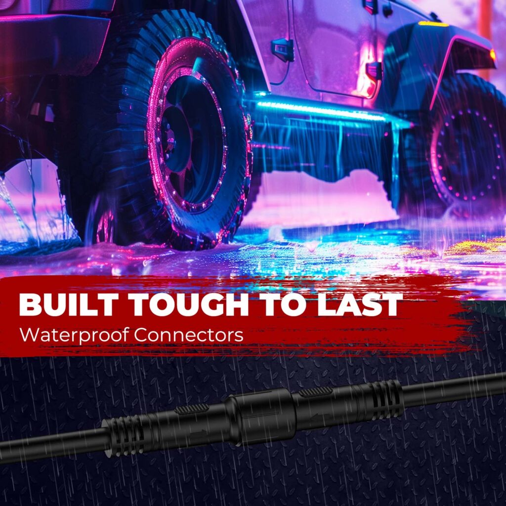 Car Underglow LED Strip Kit - App & Remote Controlled Kit